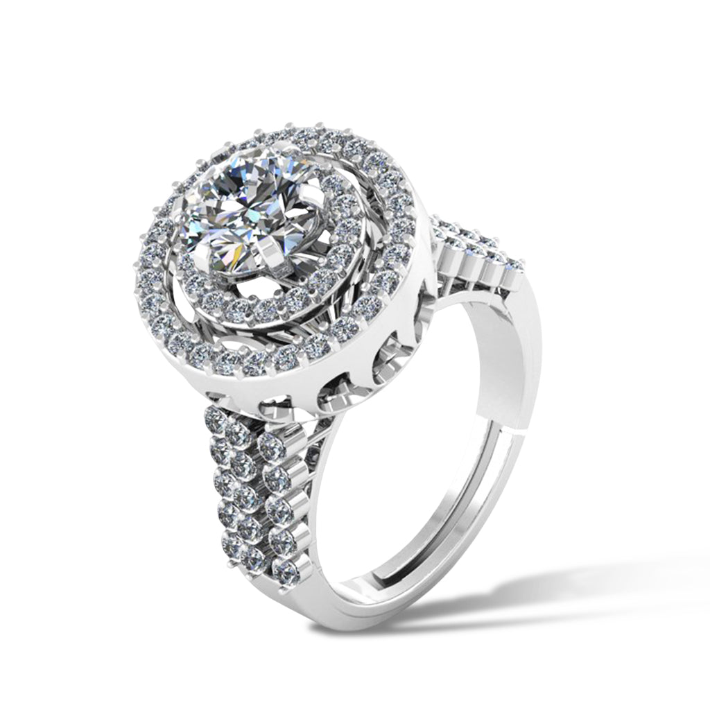 925 Pure Silver Pretty Cocktail Special Ring for Ladies – misshighness